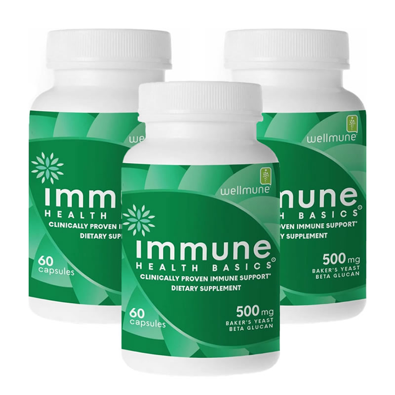 VitaminPROS Beta Glucan $300M – 500mg – 60 Count 3 Pack by Wellmune ...