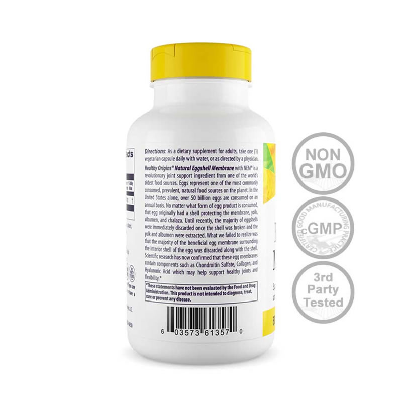 Eggshell Membrane (NEM®) 500mg-120ct NON-GMO - VitaminPROS