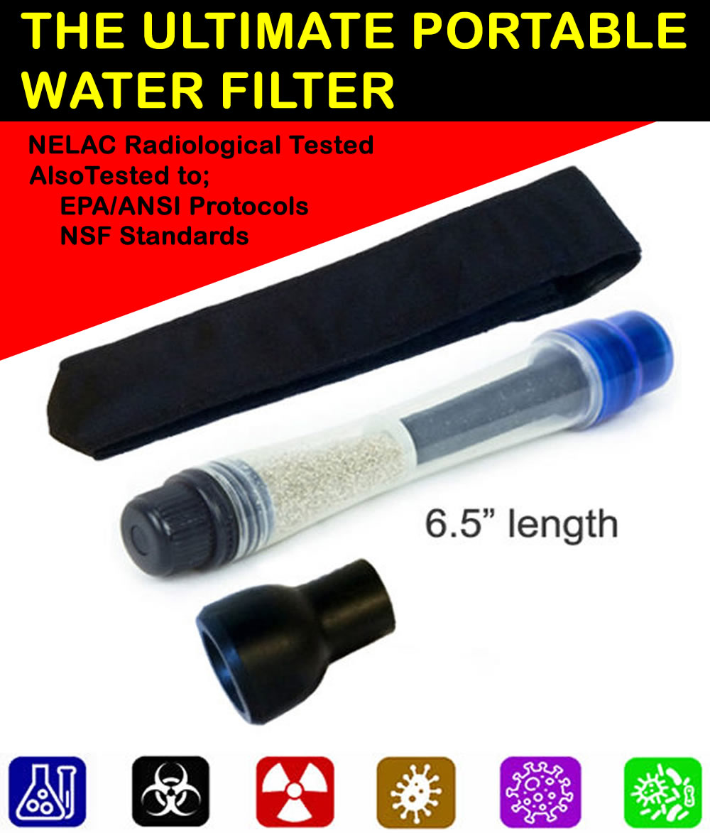 EXTREME Radiation Water Filtration Straw by Seychelle - VitaminPROS